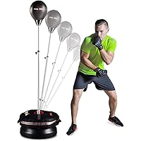 Amazon.com : MaxxMMA Speed-Adjustable Freestanding Reflex Bag + MaxxMMA ...