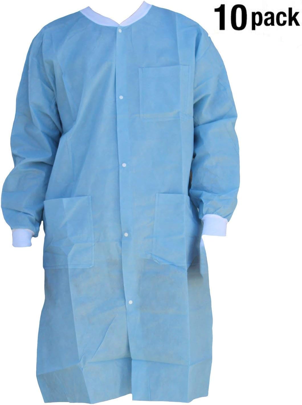 Vivid Professional Lab Coat for Laboratory with 5 Button Closure, Ceil ...