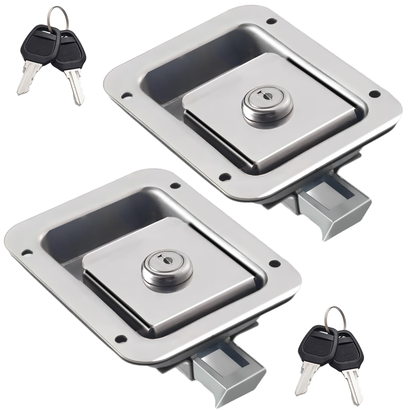 Truck Tool Box Latch, Stainless Steel Trailer Tool Box Paddle Locks ...