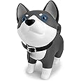 Amazon.com: DomeStar Cute Dog Bank, Husky Coin Bank Kids Toy Bank Doggy ...
