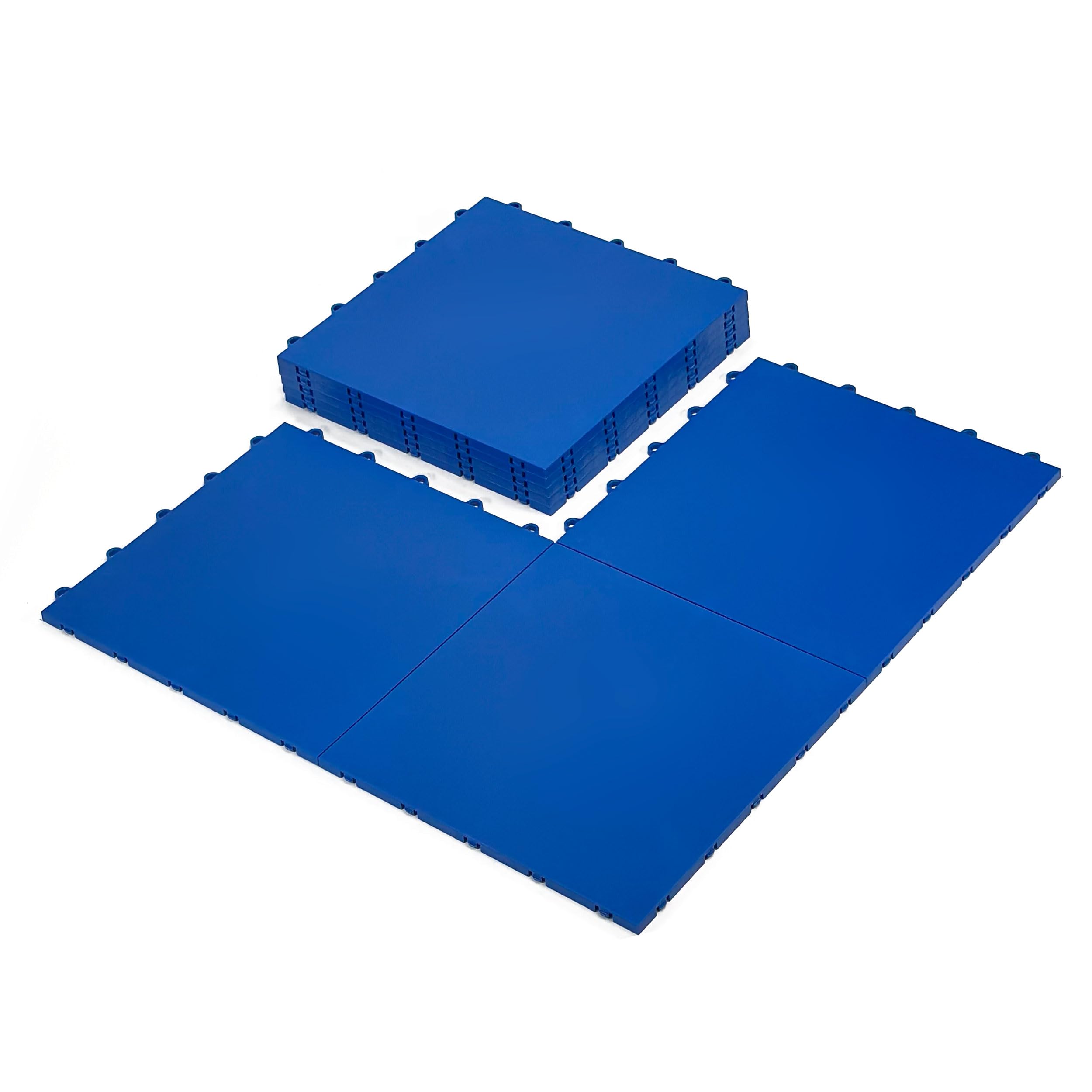InOut Flooring 8 Blue Tiles - High Durability Colored Flooring Tiles ...