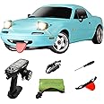 Amazon.com: SVERTIBO LD1804 1/18 Scale RC Drift Car, Mini Mazda MX-5 RC ...
