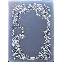 Amazon.com: Kwan Crafts 3D Flowers Leaves Background Plastic Embossing ...