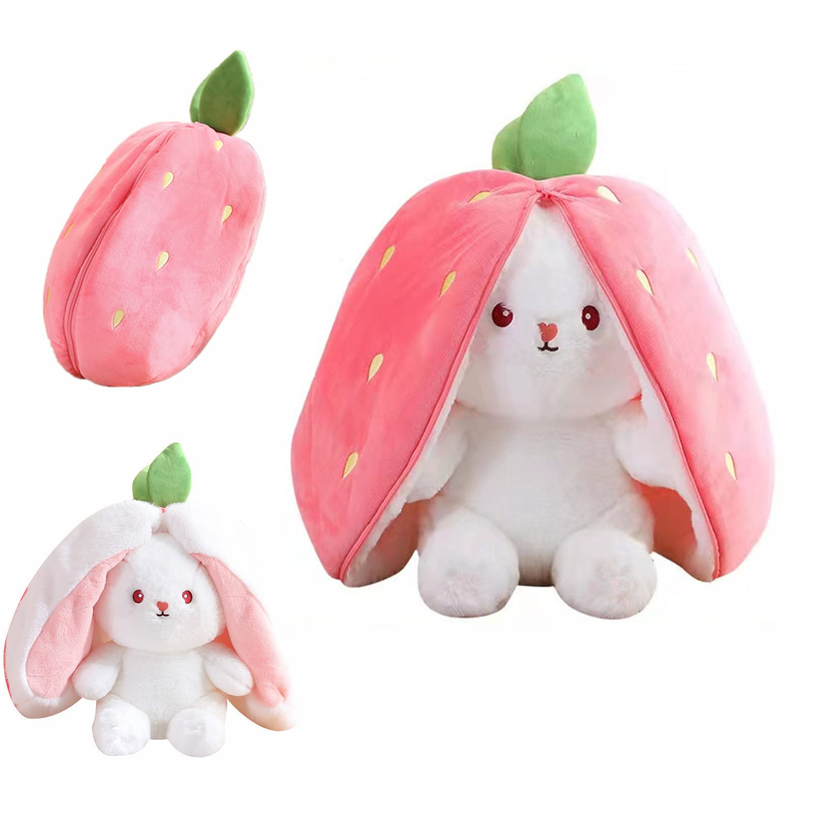 Mua Easter Bunny Stuffed Animals, Reversible Strawberry Carrot Bunny ...