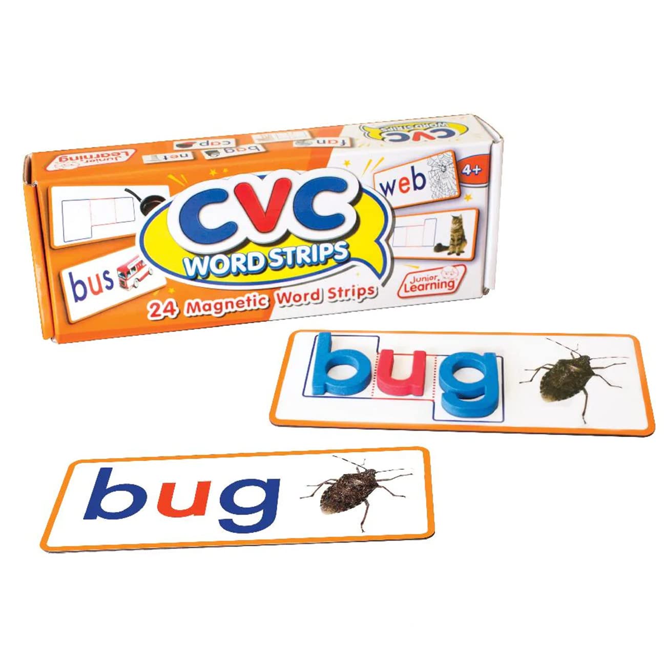Mua Junior Learning CVC Word Strips Set of 24 trên Amazon Mỹ chính hãng ...