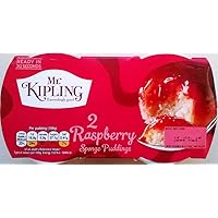 Amazon.com : Mr Kipling Raspberry Sponge Puddings 1 X 2 Puddings ...
