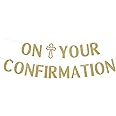 Amazon.com: Gold Glitter On Your Confirmation Banner, Mi Confirmacion ...
