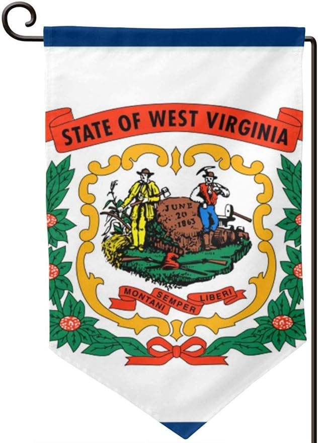 Zikely Banner Decorativo West Virginia State Flag Garden Flag 12.5" X ...