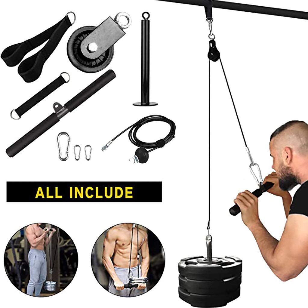 Buy Elikliv Home Gyms 9Pcs 1.4m Portable and Professional Fitness DIY ...