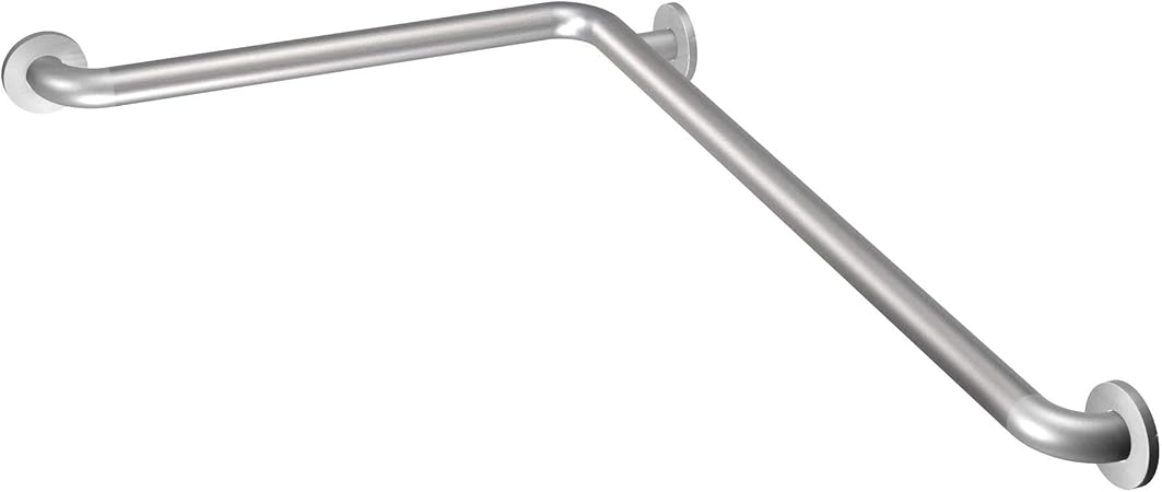 Moen 8996 Home Care 24 x 48-Inch L-Shaped Grab Bar, Peened: Amazon.co ...