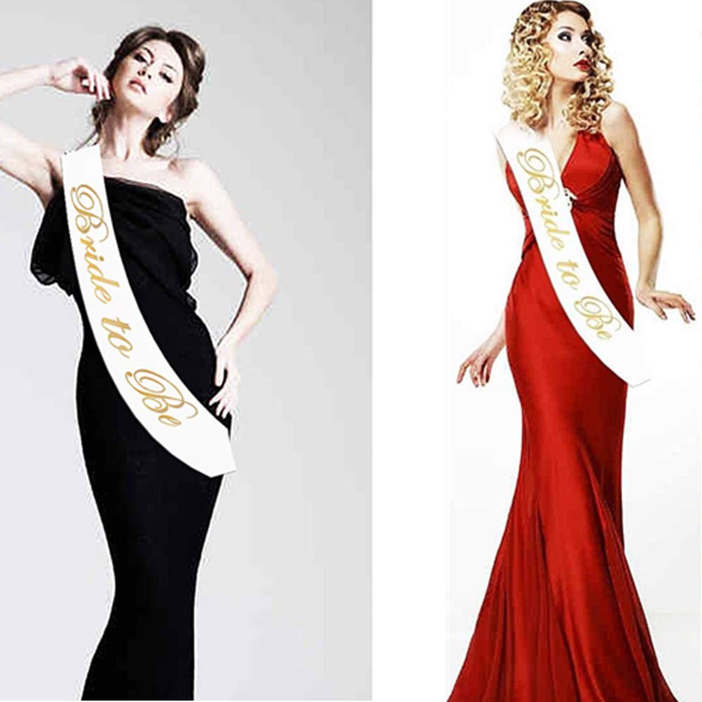 Hobby creativi Wedding Party Minerer Bride Tribe Sashes Set Bride to Be ...