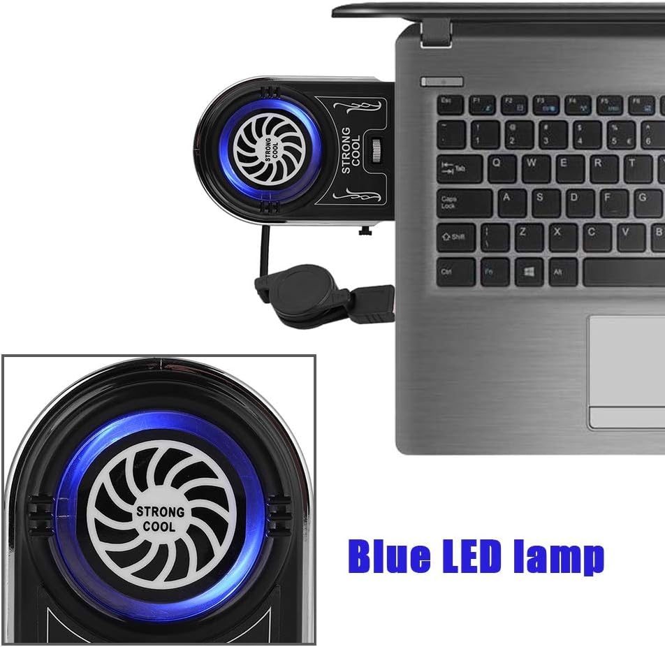Bewinner Mini USB Cooling Fan for Laptop, USB Notebook Laptop Cooling ...