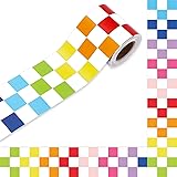 Amazon.com: Whaline 32.8ft Preppy Bulletin Board Borders Colorful Smile ...