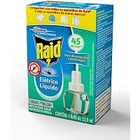 Repelente Elétrico Líquido Raid 45 Noites Refil de 32,9 ml : Amazon.com ...