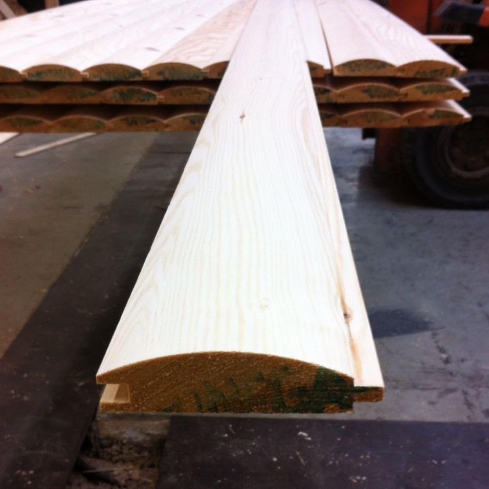 Pine Loglap Timber Cladding 85x22mm 100 METERS IN 2.4 Meter Lengths (42 ...