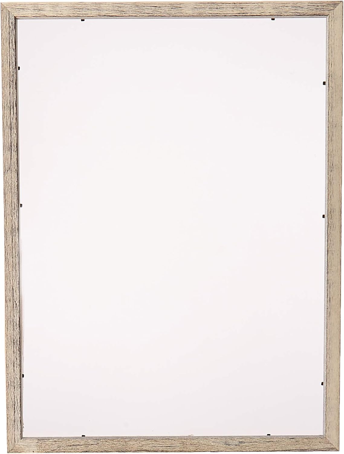 ArtToFrames 14x19 Inch Eggshell Rustic Barnwood Wood Picture Frame ...