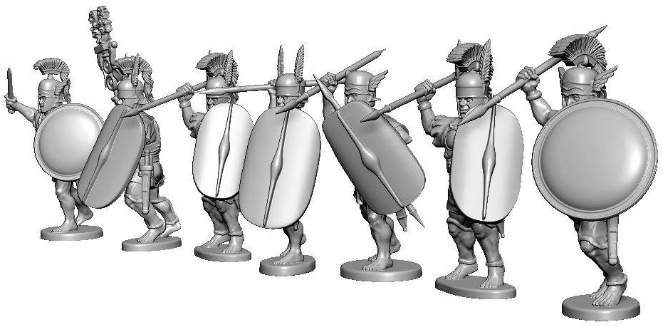 Victrix VXA016 – Ancient Unarmoured Samnites – 24 Figure Set – 28mm ...