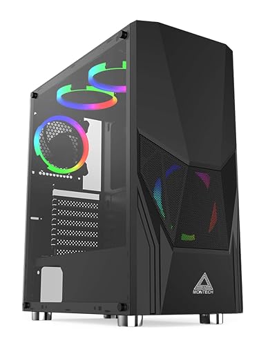 Montech Fighter 500 Black ATX Mid-Tower Computer Gaming Case/Pre ...