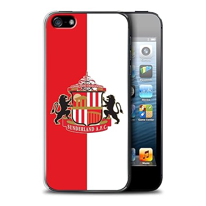 Official Sunderland AFC Phone Case / Cover for Apple iPhone 5/5S / Red ...