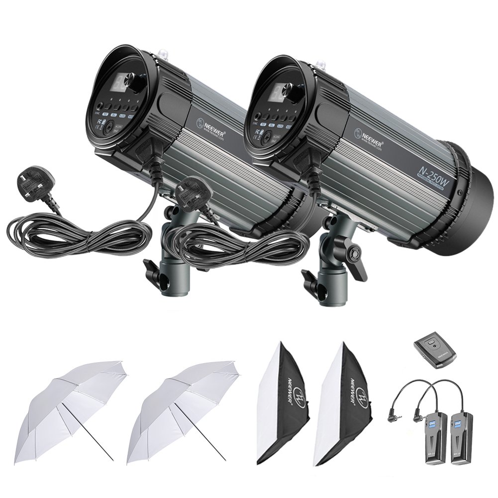 Neewer 500W Studio Strobe Flash Photography Lighting: Amazon.co.uk ...