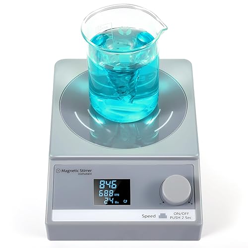 ANZESER Digital Magnetic Stirrer w/Timer, 100fl.oz Magnetic Stir Plate, Magnetic Mixer w/LCD ...