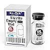 Ks-Tek Sterile Empty Vials with Self Healing Injection Port,with Flip ...