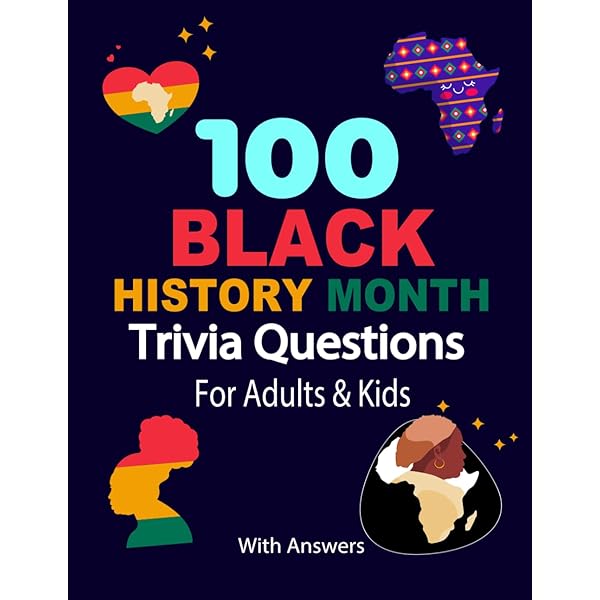 Black History Month Trivia Printable Black History Trivia Game