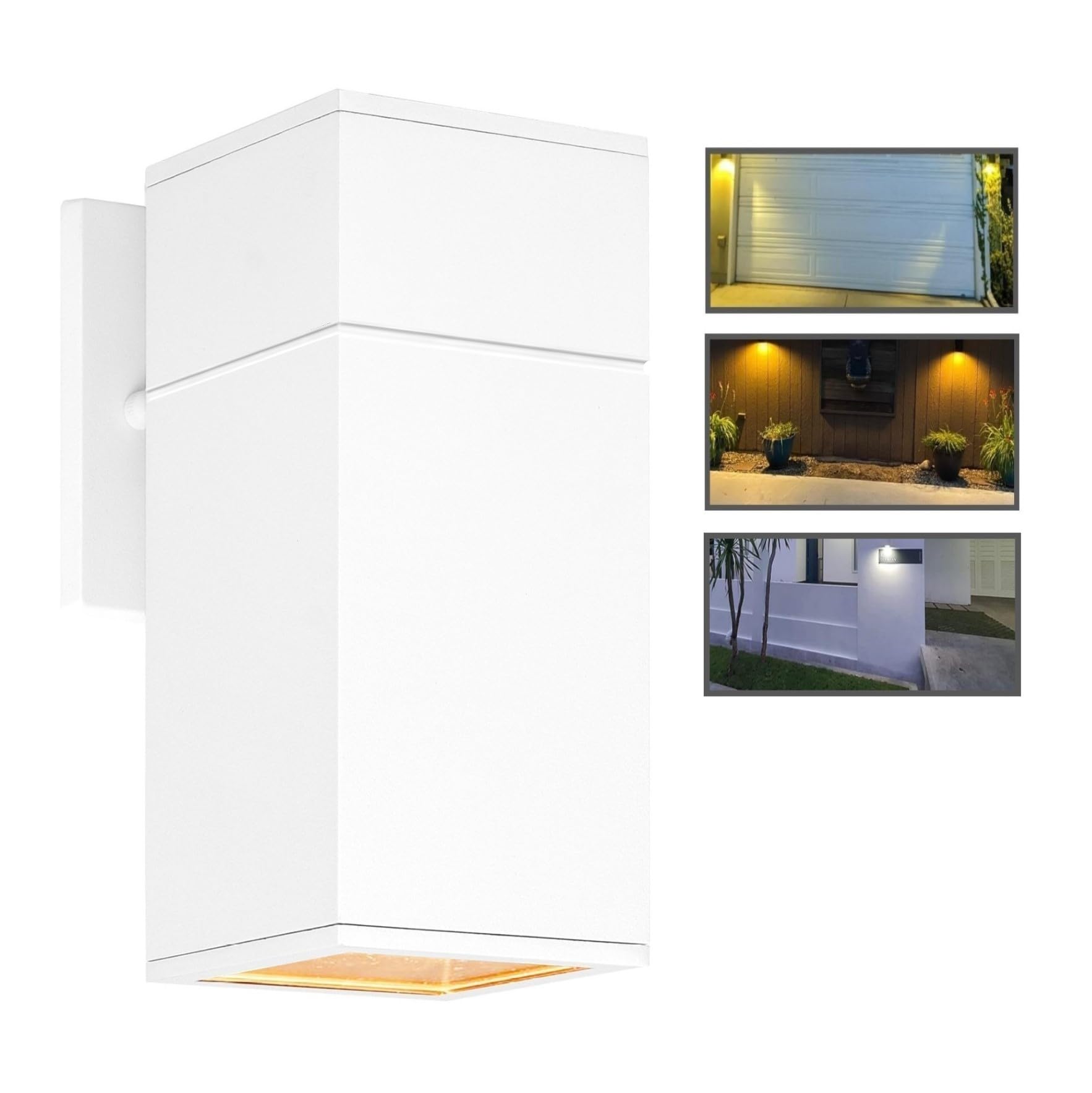 ZUUKOLE Outdoor Sconce, Exterior Light Fixture - ETL Listed, Aluminum ...