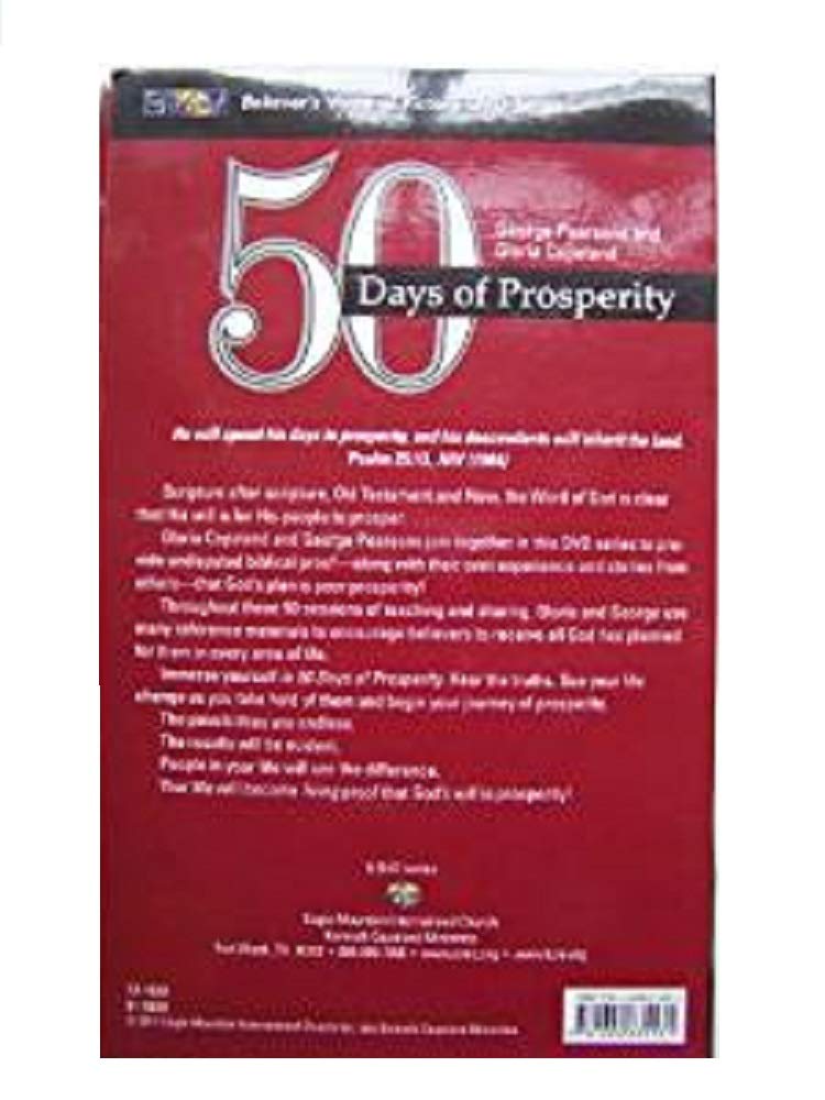 Amazon.com: George Pearsons and Gloria Copeland ~ 50 Days of Prosperity ...