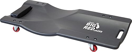 BIG RED 36" Rolling Garage Creeper, Shop Creeper Blow Molded Plastic ...