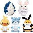 Amazon.com: Emotional Support Crochet Animals, Positive Crochet Animals ...