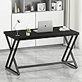 Amazon.com: LVB Black Desk, Modern Gaming Writing Computer Desk for ...