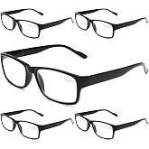 Amazon.com: Gaoye 6 Pack Reading Glasses Men/Women, Eyeglasses, Blue ...