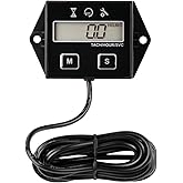 Amazon.com: Runleader Small Engine Hour Meter, Digital Tachometer, Maintenance Reminder, Battery ...