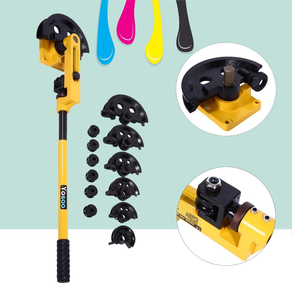 Rohrbiegegerät Rohrbiegemaschine Handrohrbieger Biegeapparat 10-25mm ...