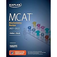 MCAT Biochemistry Review 2021-2022: Online + Book (Kaplan Test Prep ...