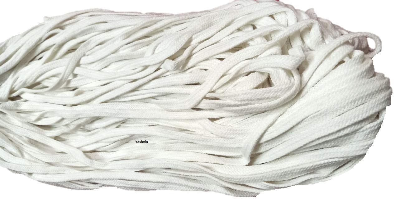 Yashvin Soft Heavy Milky White Nada Pajama Dori Strings Cotton Quality 100 Cotton Heavy yashvin-soft-heavy-milky-white-nada-pajama-dori-strings-cotton-quality-100-cotton-heavy