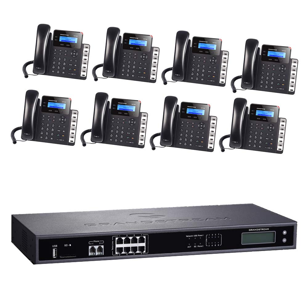 Mua Grandstream GXP1628 IP Phone 8-UNITS + UCM6208 8 Port IP PBX ...