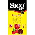 Sico Play Mix, Condón de látex texturizado y de sabores mixtos 5 pzas : Amazon.com.mx: Salud y ...