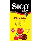 Sico Play, Condón de látex texturizado sabor fresa 3 piezas : Amazon.com.mx: Salud y Cuidado ...