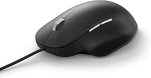 Amazon.com: Microsoft Ergonomic Mouse Black - Comfortable Ergonomic ...