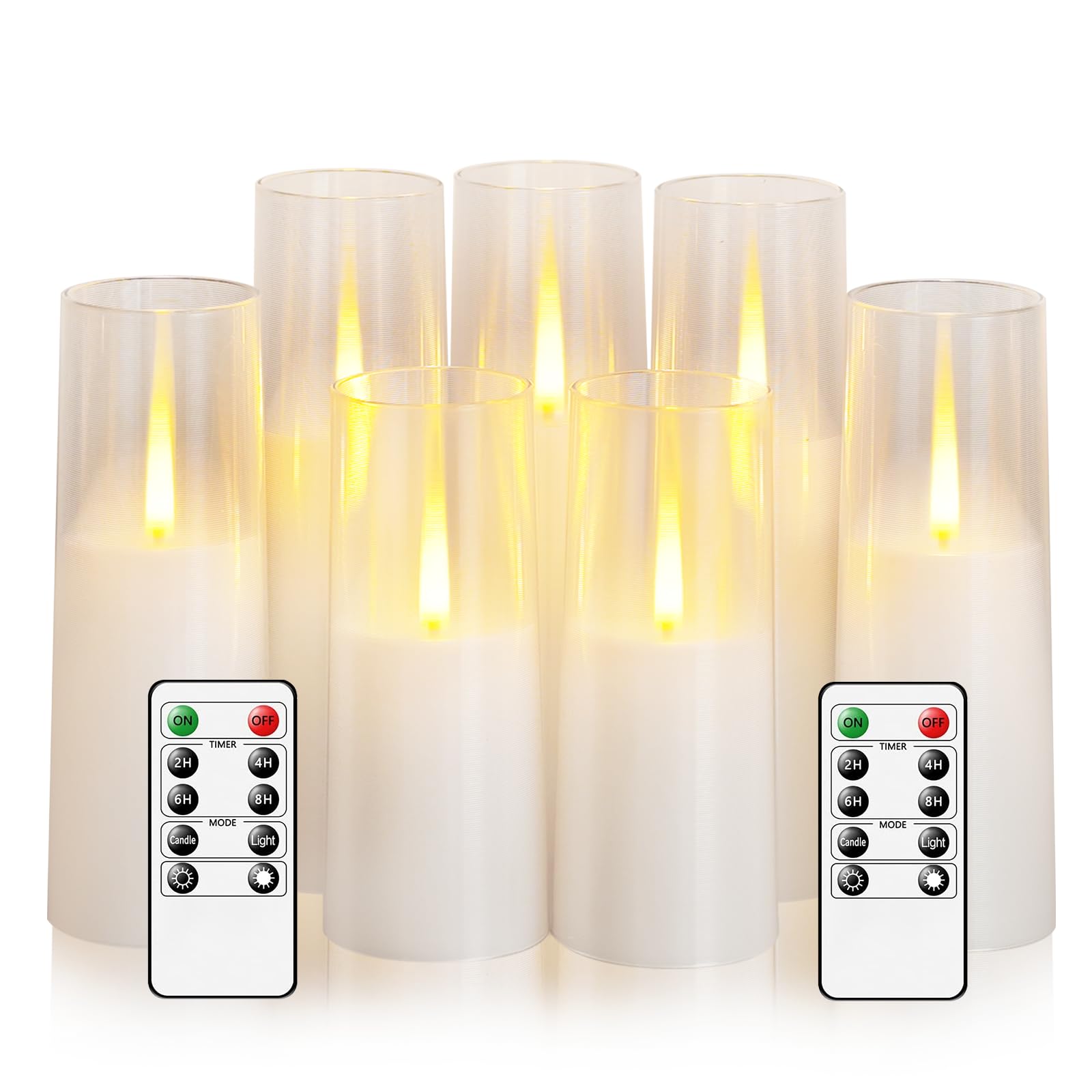 kakoya Flameless LED Candles Upgraded Realistic Flickering Flame ...
