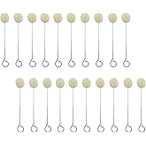 Amazon.com: 50 Packs Wool Daubers Glue Daubers Ball Brush Leather Dye ...