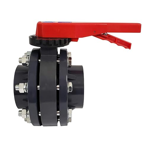 ERA Sch 80 PVC 8 Inch Butterfly Valve Kit, With Flanges and Hardware in ...