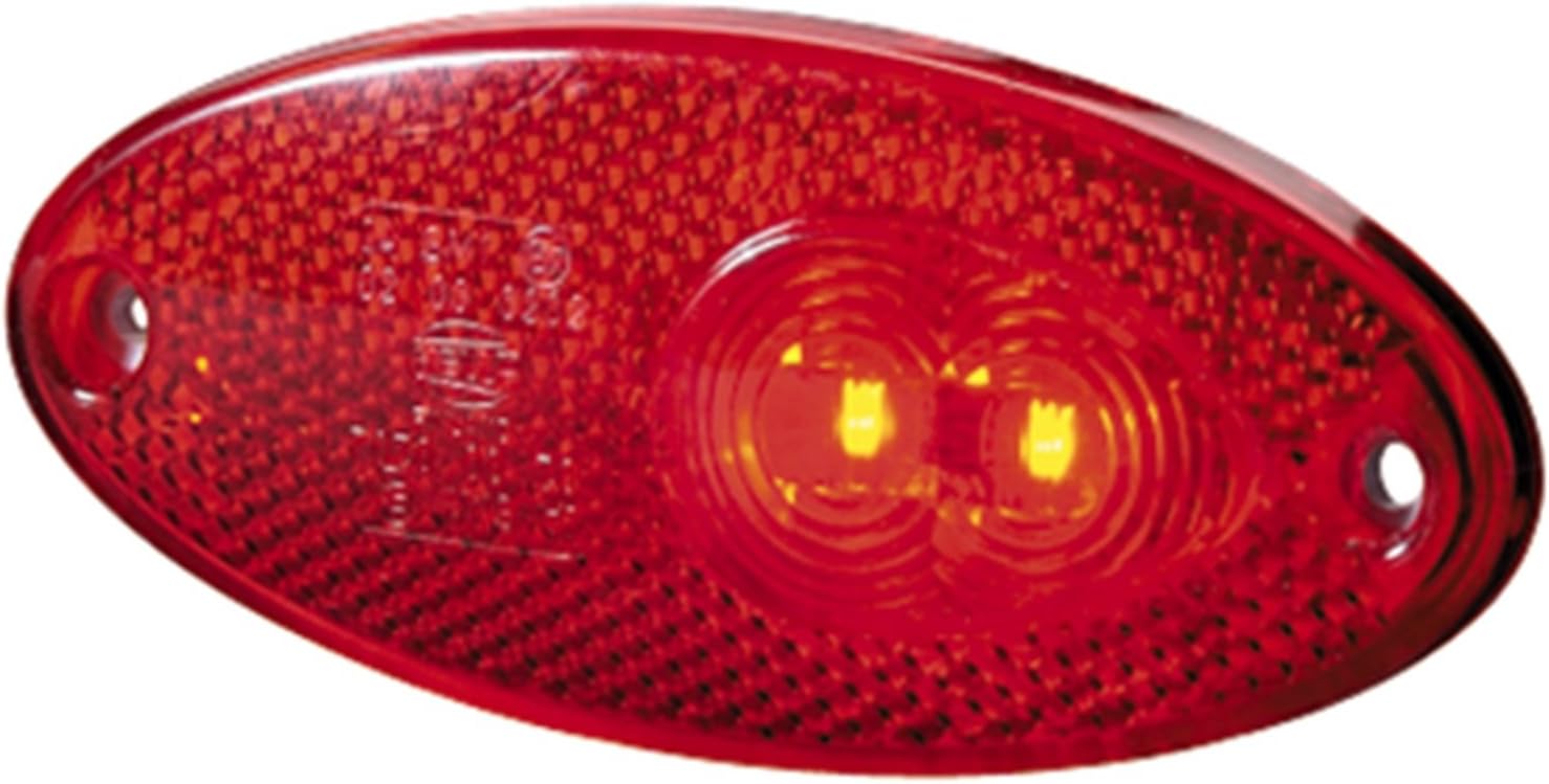 Amazon.com: HELLA 964295101 4295 Series Red LED Tail Lamp with Reflex ...