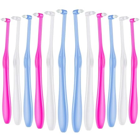 Amazon.com : 12 Pieces Tufted Toothbrush End-Tuft Tapered Trim ...