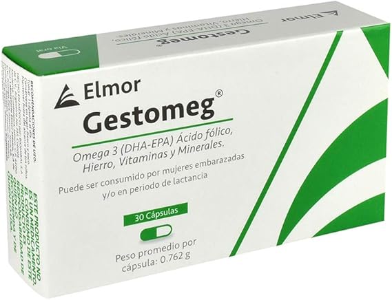 Gestomeg Sup Alim Cap C30, Pack of 1: Amazon.com.mx: Salud y Cuidado ...