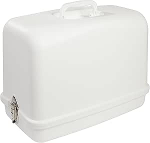 SINGER | Universal Hard Carrying Case, White, Impact Resistant Plastic ...