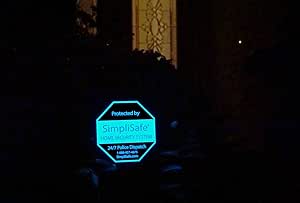Amazon.com: Self Illuminated Yard Sign for SimpliSafe Home Security ...