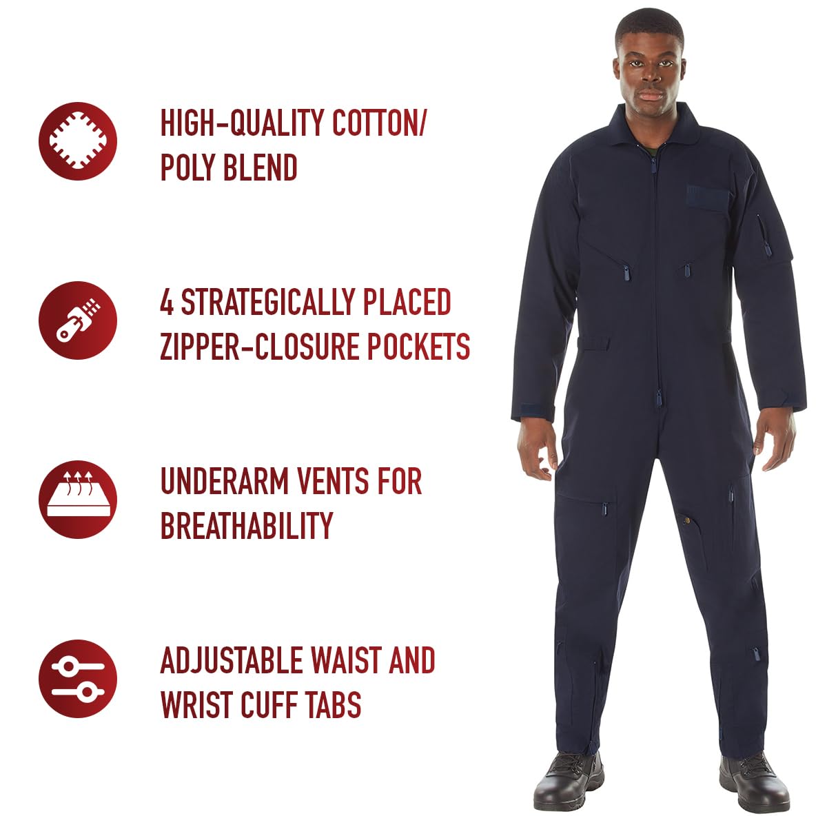 Mua Rothco Flightsuit – Mens Pilot Coveralls – Costume Cosplay Jumpsuit ...